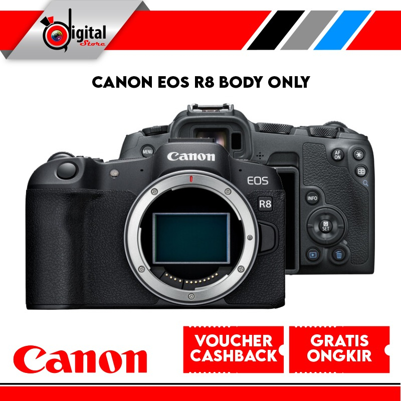Jual Canon EOS R8 Body Only Mirrorless Camera - Canon R8 BO | Shopee ...