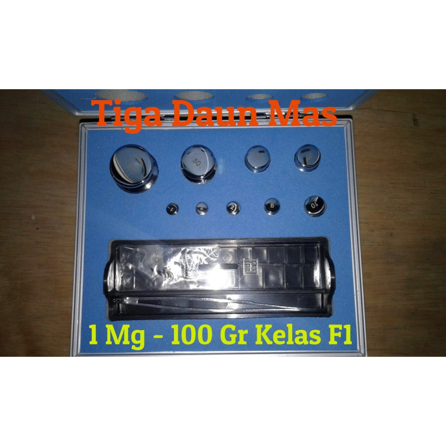 Jual Anak Timbangan 1 Mg - 100 Gr Kelas F1 / Batu Timbangan F1 1 Mg -100 Gr | Shopee Indonesia