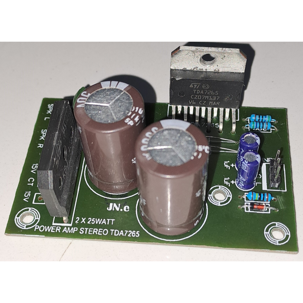 Jual KIT POWER AMPLI STEREO TDA7265 ST | Shopee Indonesia
