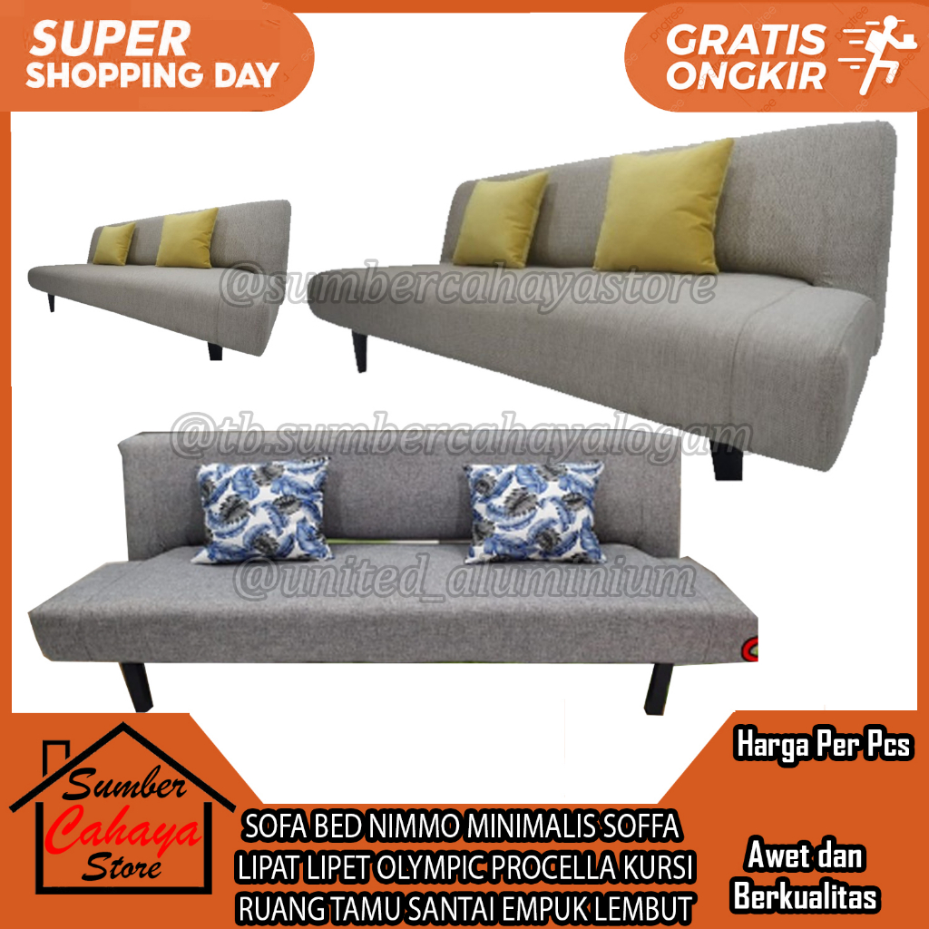 Harga Sofa Bed Lipat 1 Pcs Bantal | Baci Living Room