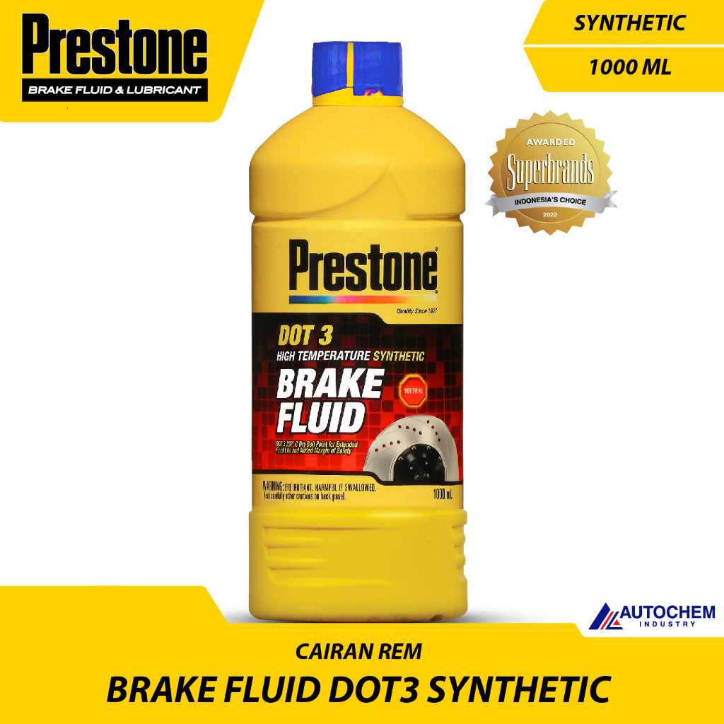 Jual Prestone Brake Fluid // Cairan Rem // Minyak Rem DOT 3 Clear 1000 ...