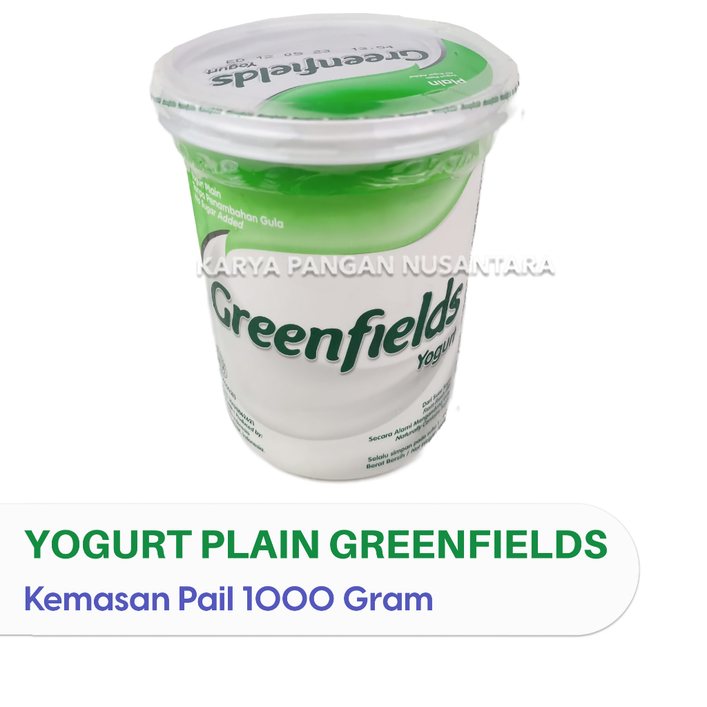 Jual GREENFIELDS YOGURT PLAIN GREENFIELDS YOGHURT PLAIN NO SUGAR CUP ...