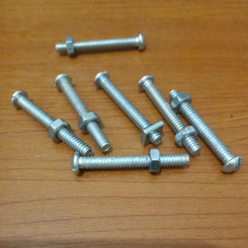 Jual baut seng mur 3/16 x 1 1/2 inch per 72 pcs | Shopee Indonesia