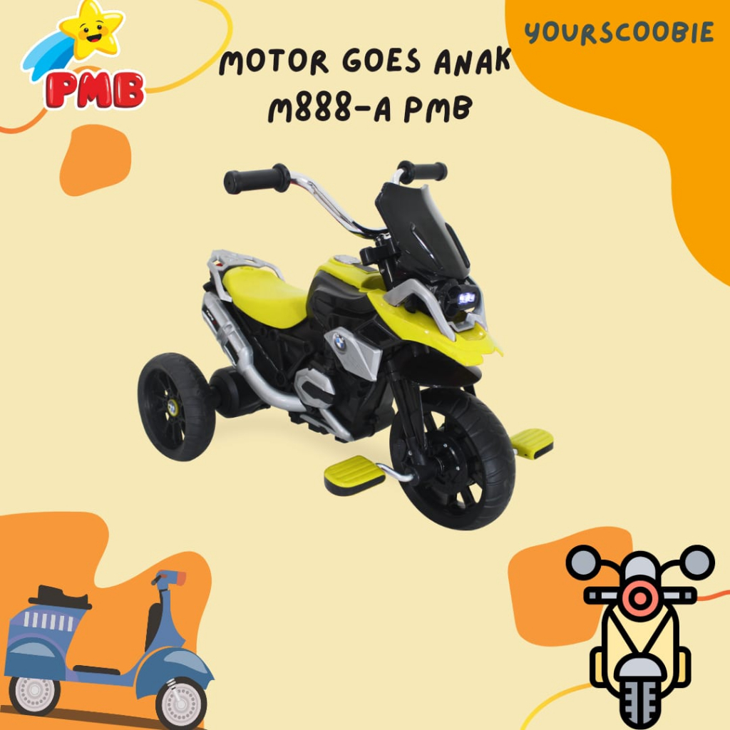 Jual Motor Motoran Anak PMB M888-A , Motor Goes Anak Mainan Luar ...