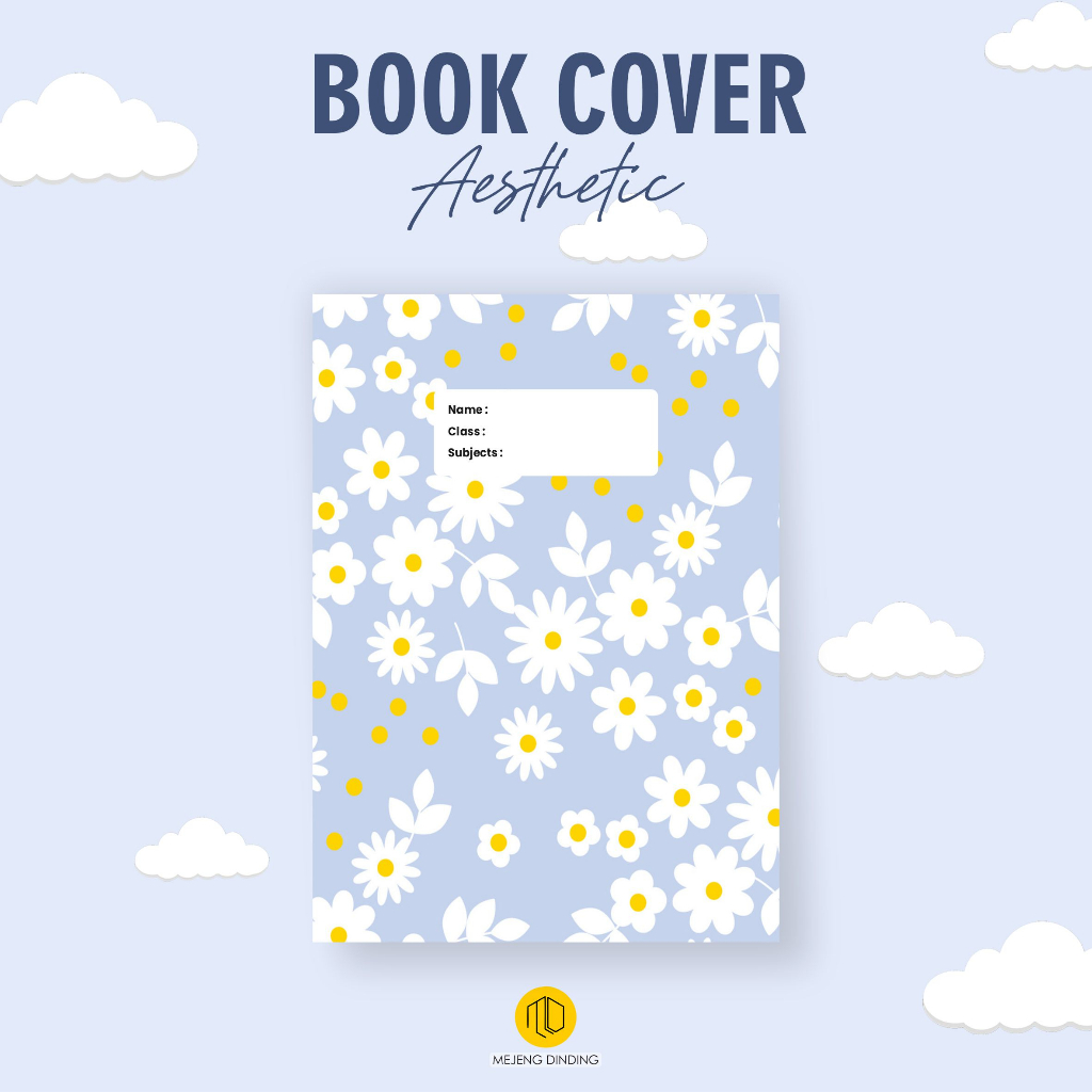 Jual SAMPUL BUKU AESTHETIC ISI 10 PCS / SAMPUL BUKU MOTIF BUNGA FLORAL ...