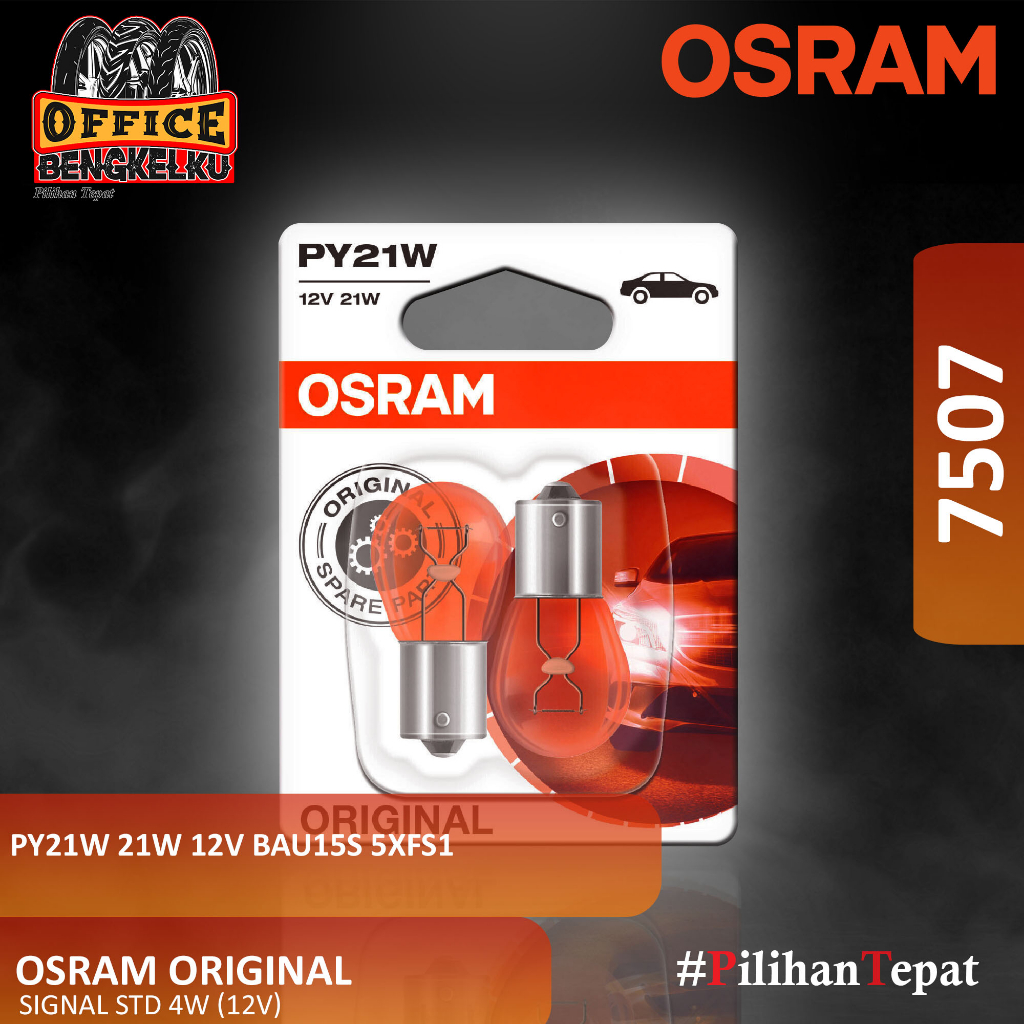 Jual Osram Lampu Signal Lampu Sen Lampu Senja Lampu Rem Mobil Avanza Dan Lainnya PY21W 7507 ...