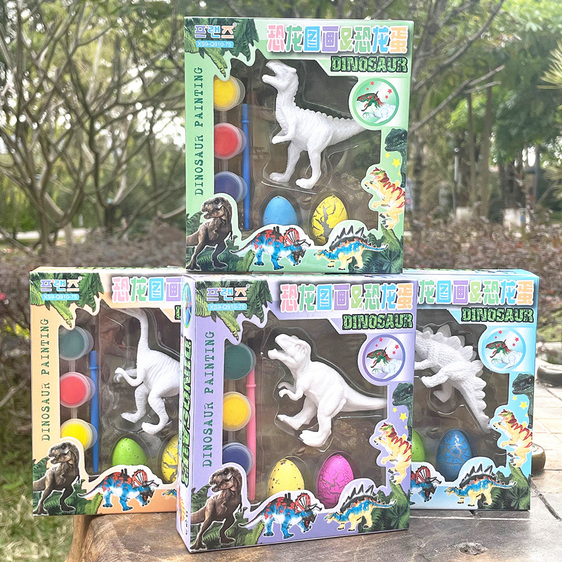Jual Mainan Anak Dinosaurus Dino Animal Painting DIY Edukasi Kreatif ...