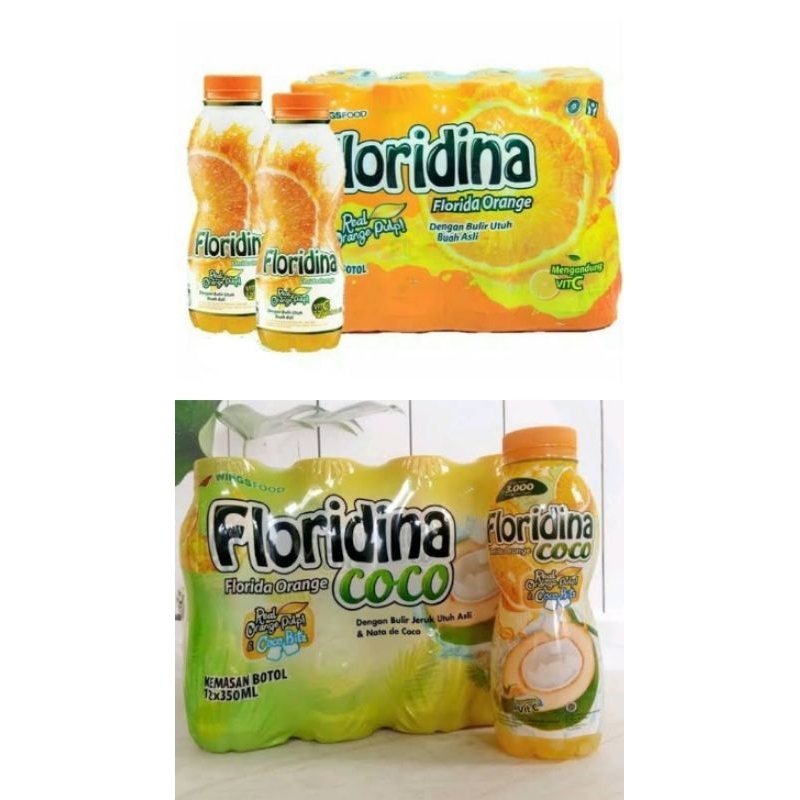 Jual Floridina Orange & Floridina Coco 12 Btl x 350 ml | Floridina ...
