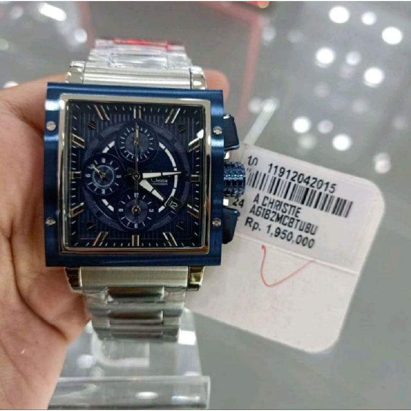 Jual ORIGINAL JAM TANGAN ALEXANDER CHRISTIE Tipe Kotak AC 6182 | Shopee ...