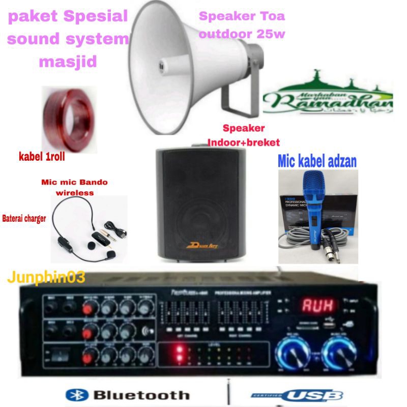 Jual paket sound system Masjid musholla lengkap | Shopee Indonesia