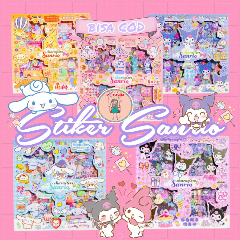 Jual Sticker Sanrio Stiker Sanrio 32pc Sticker My Melody Stiker Cinamon