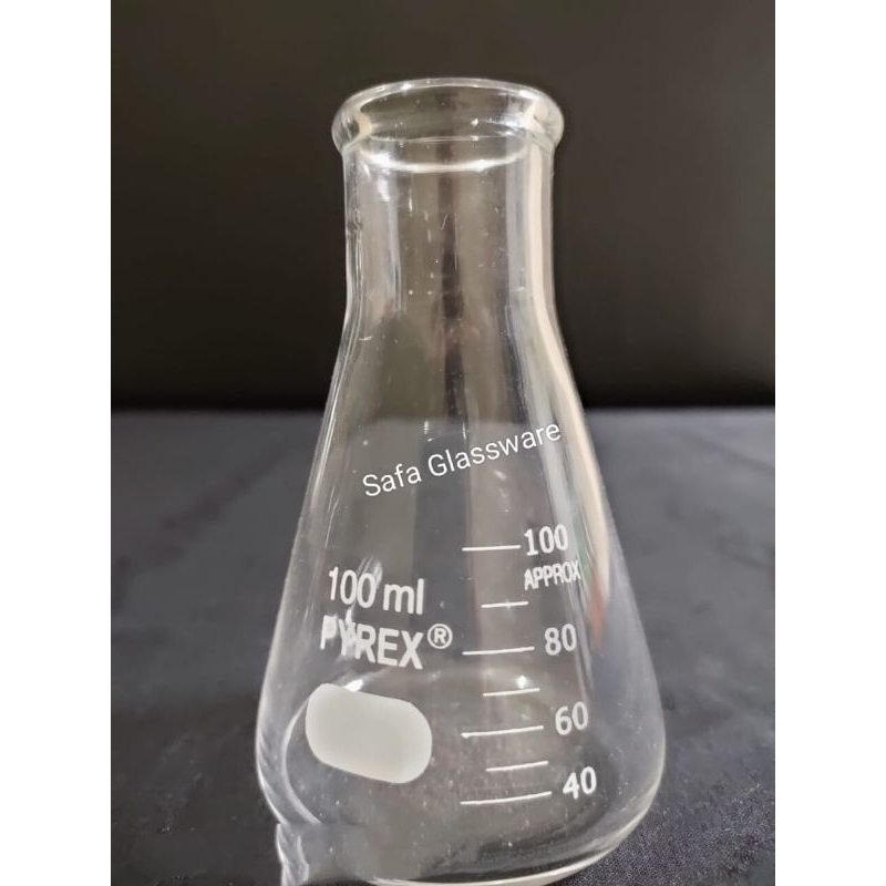 Jual Erlenmeyer Flask 100ml / Labu Erlenmeyer 100ml Pyrex / Gelas ...