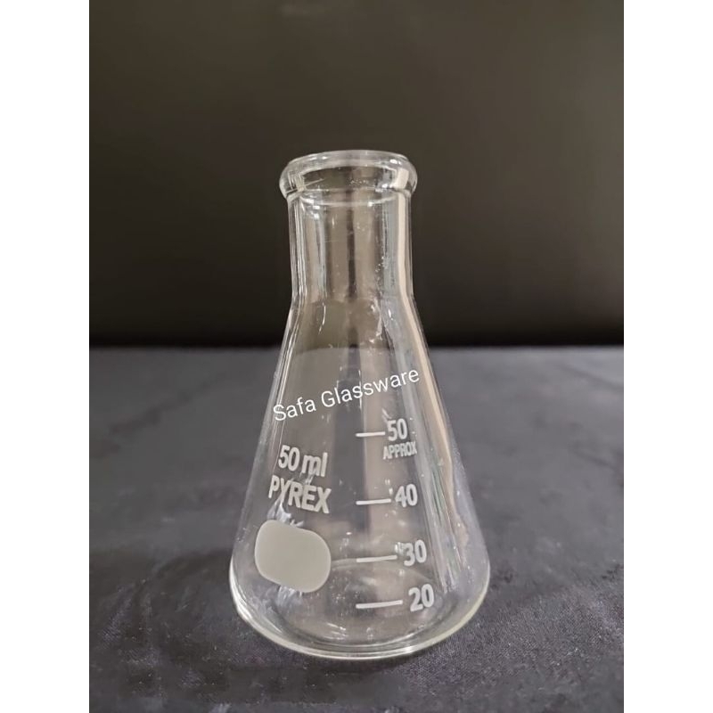 Jual Erlenmeyer Flask 50ml / Labu Erlenmeyer 50ml Pyrex / Gelas ...