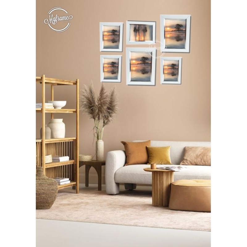 Jual PAKET HEMAT Pigura Bingkai Frame Foto Minimalis Dekorasi Ruangan ...