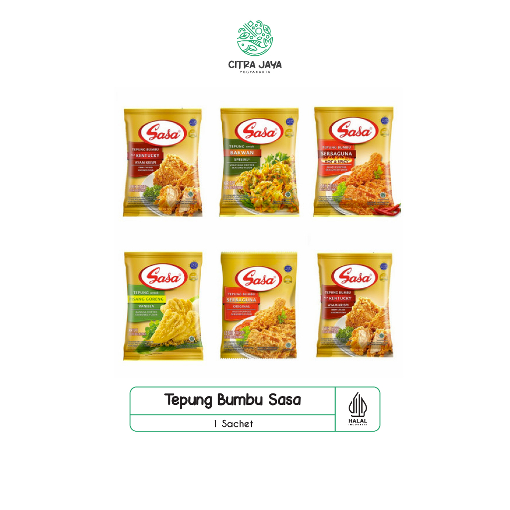 Jual Tepung Bumbu Sasa All Varian Rasa - Citra Jaya Yogyakarta | Shopee ...