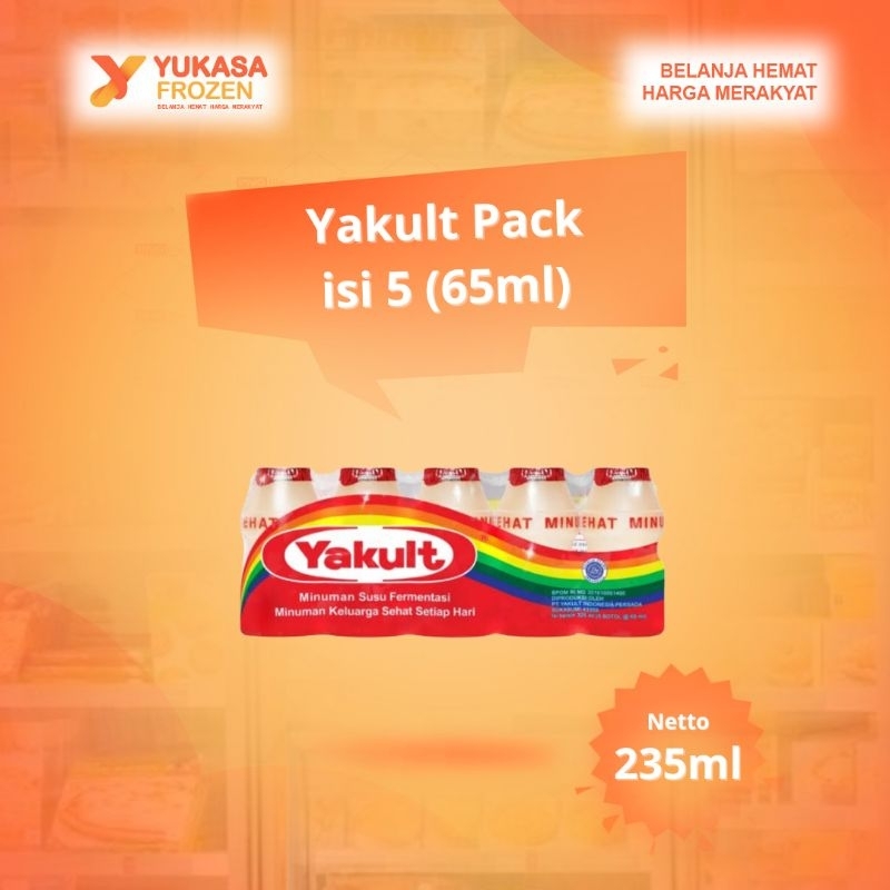 Jual Yakult Pack isi 5 (65ml) | Shopee Indonesia