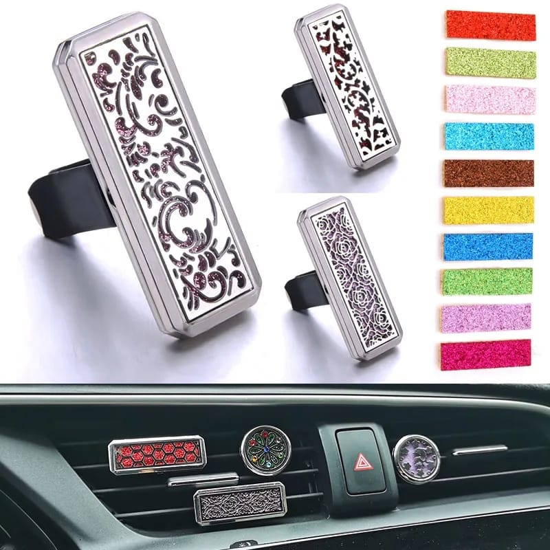 Jual klip parfum ac mobil stainless steel RETANGULAR / diffuser ...