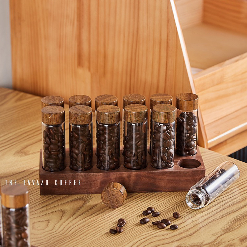 Jual COFFEE STORAGE TUBES SET | Tabung Kaca Penyimpanan Biji Kopi ...