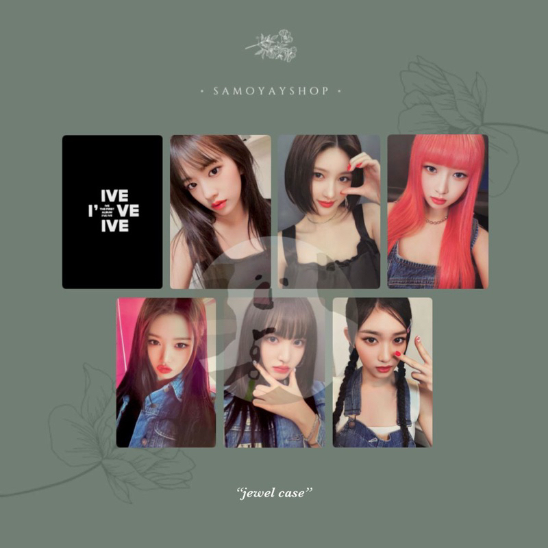 Jual Photocard Unofficial Ive I've Version 1 2 3 Jewel Case Pre-Order Benefit Pob Mmt Namil ...
