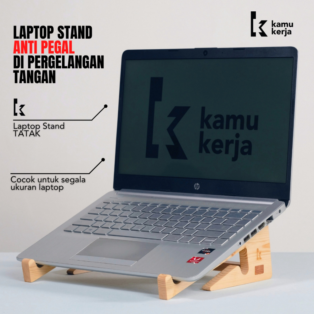 Jual Tatakan Laptop / Alas Laptop / Stand Laptop Portable Kayu V1 ...