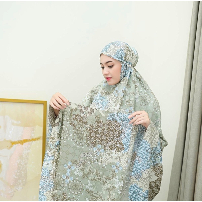Jual Syfa Rahman - Mukena Prayer Set Dyanna Lasercut | Shopee Indonesia