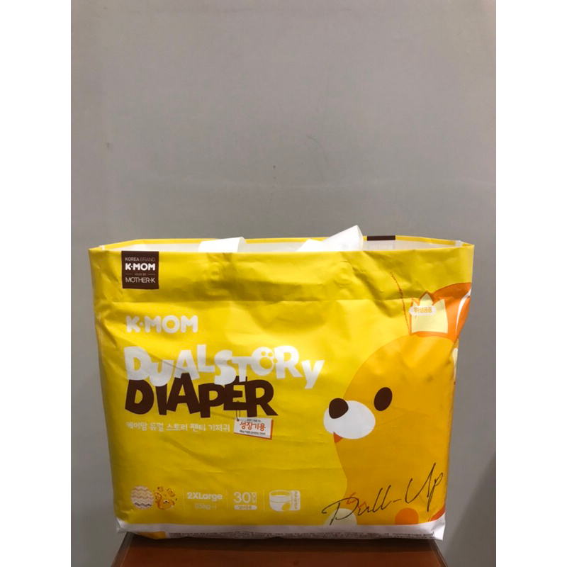 Jual MOTHER-K K-MOM DUAL STORY DIAPER- POPOK CELANA 2XL 30’s | Shopee ...