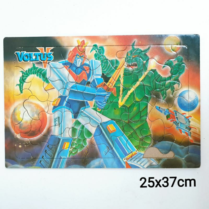Jual Jigsaw Puzzle Bongkar Pasang Karakter Robot Kartun Jepang Jadul ...