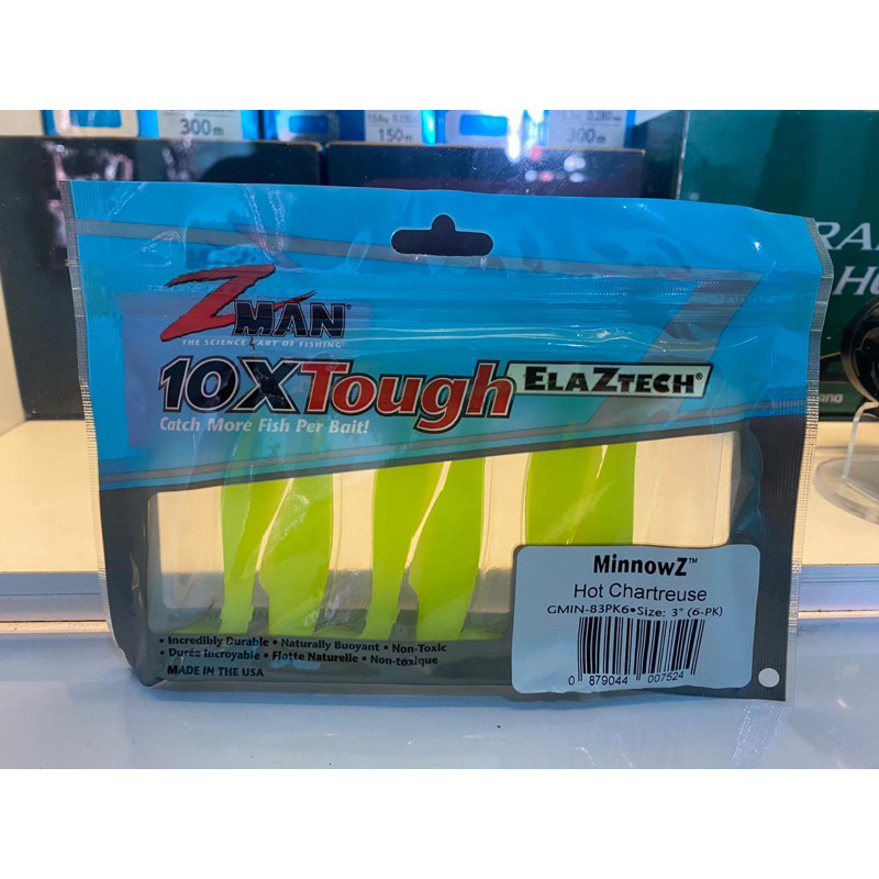Jual Soft Lure Casting Zman 10x Tough Elaztech Original 3 inch | Shopee ...