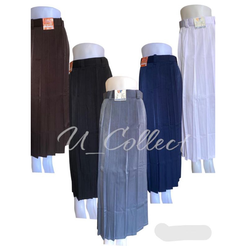 Jual ROK SEKOLAH REMPEL PANJANG PRAMUKA SMP SMA ABU HITAM PUTIH BIRU ROK KERJA | Shopee Indonesia