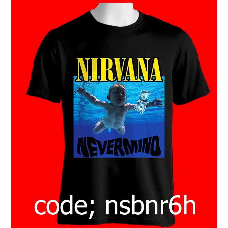 Jual kaos band nirvana code nr6 | Shopee Indonesia