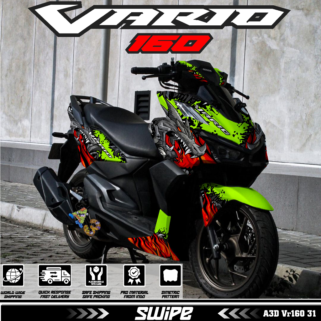 Jual Decal Sticker Vario 160 Fullbody New Decal Vario 160 FULLBODY 2022 ...