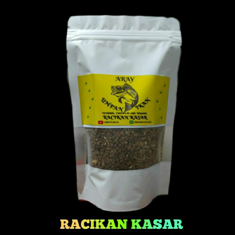 Jual Pelet Aray, Umpan Aray Racikan Kasar - Umpan Pancing Ikan Gurame, Bawal, Patin Ikan mas dll ...
