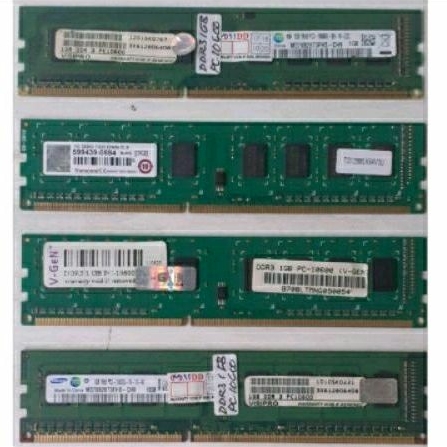 Jual Memori Komputer DDR3 1GB PC-8500 PC-10600 Second Normal | Shopee ...