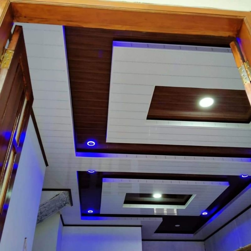 Jual Plafon Pvc motif kayu glossy | Shopee Indonesia