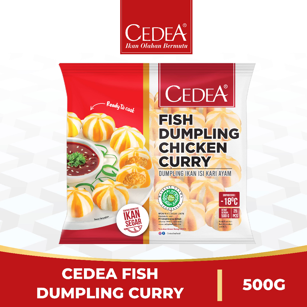 Jual CEDEA Fish Dumpling Chicken Curry/ Kari [500g] | Shopee Indonesia