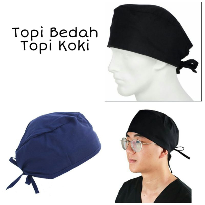 Jual Topi koki / Topi bedah / Topi karyawan pabrik / Topi Pelindung ...