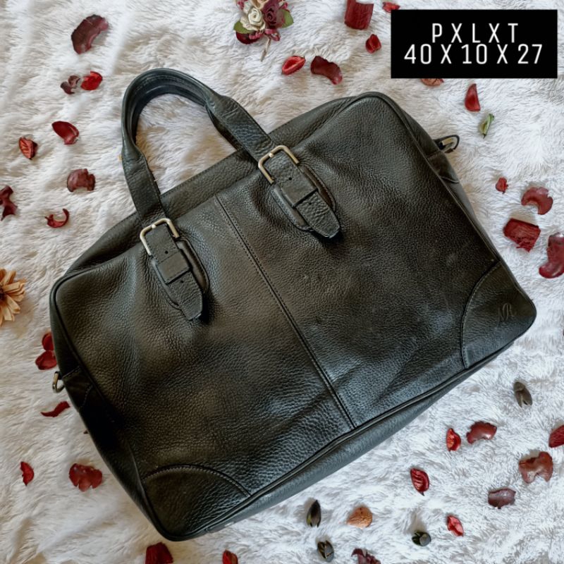 Jual NINA RICCI Tas Laptop Hitam Preloved | Shopee Indonesia