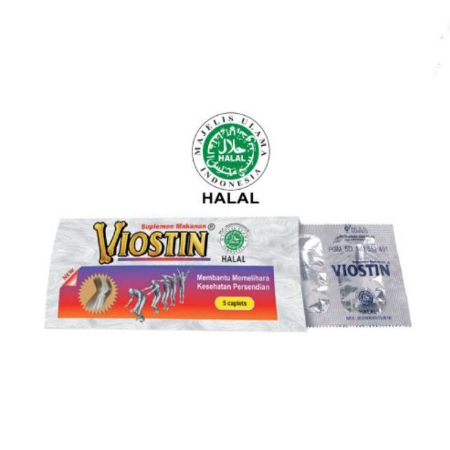 Jual Viostin 1 Blister isi 5 kaplet / Mengatasi Nyeri Sendi Glucosamine ...