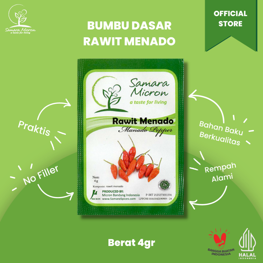 Jual Rawit Menado Samara Micron - 4gr | Shopee Indonesia