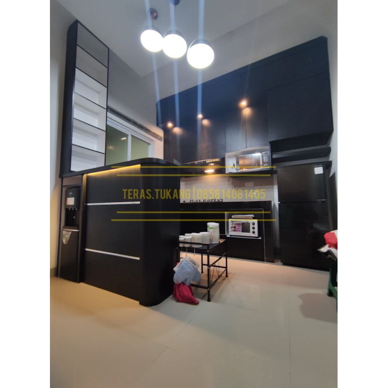 Jual PROMO Kitchen Set PVC board Custom HPL Kitchenset pvcboard Anti ...