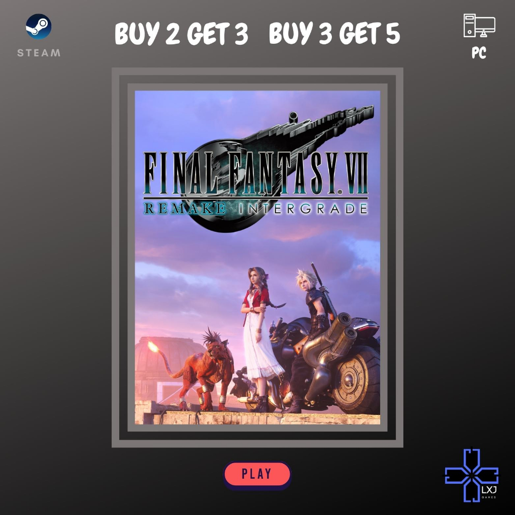 Jual Final Fantasy VII Remake Intergrade / Final Fantasy 7 PC Original ...