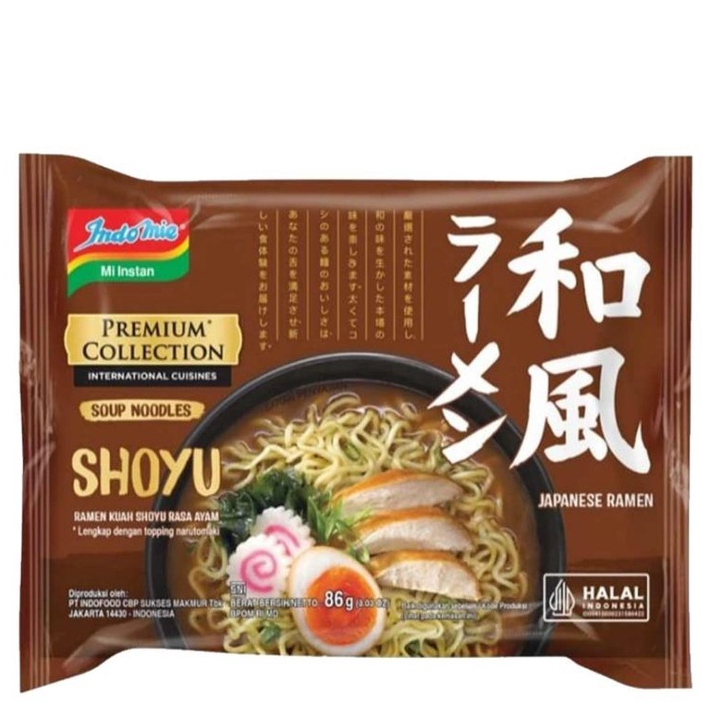 Jual INDOMIE PREMIUM JAPANESE RAMEN TORI MISO SHOYU TAKOYAKI 86gr ...