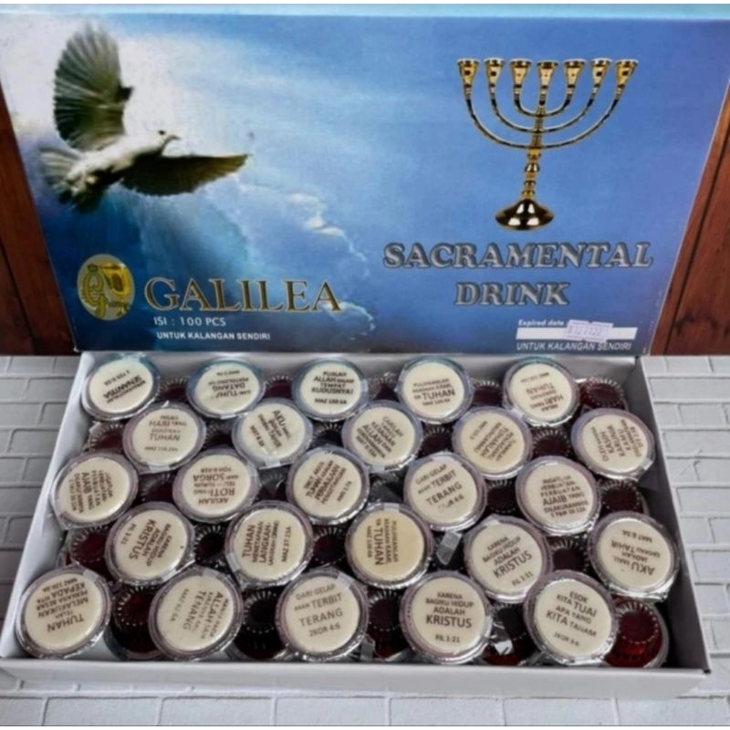 Jual Anggur Perjamuan Kudus (non alkohol/sirup)dan Hosti Ayat dalam 1 ...