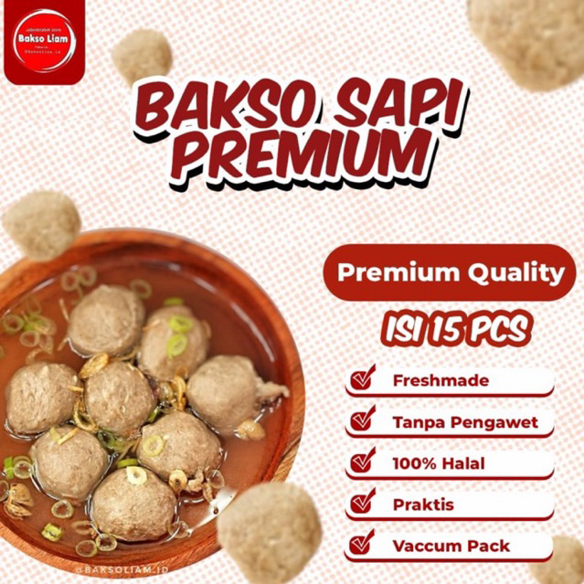 Jual Bakso Sapi Premium (Frozen food) | Shopee Indonesia