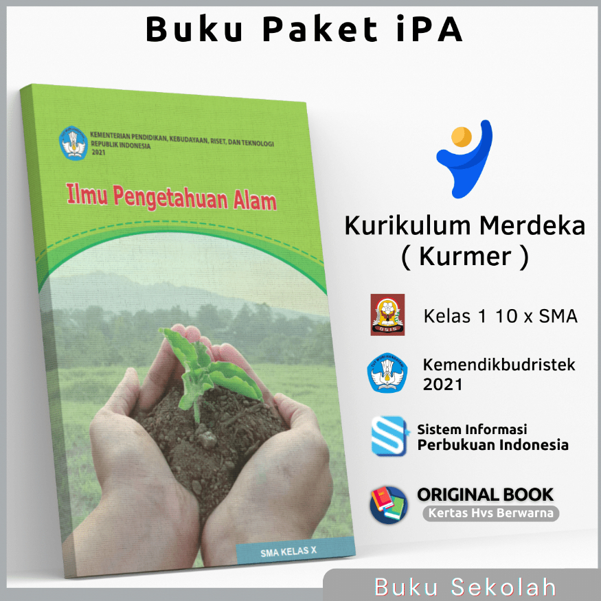 Jual Buku Paket IPA Kelas 10,1 SMA SMK Kurikulum Merdeka Belajar Kurmer Kumer Terbaru / Buku ...