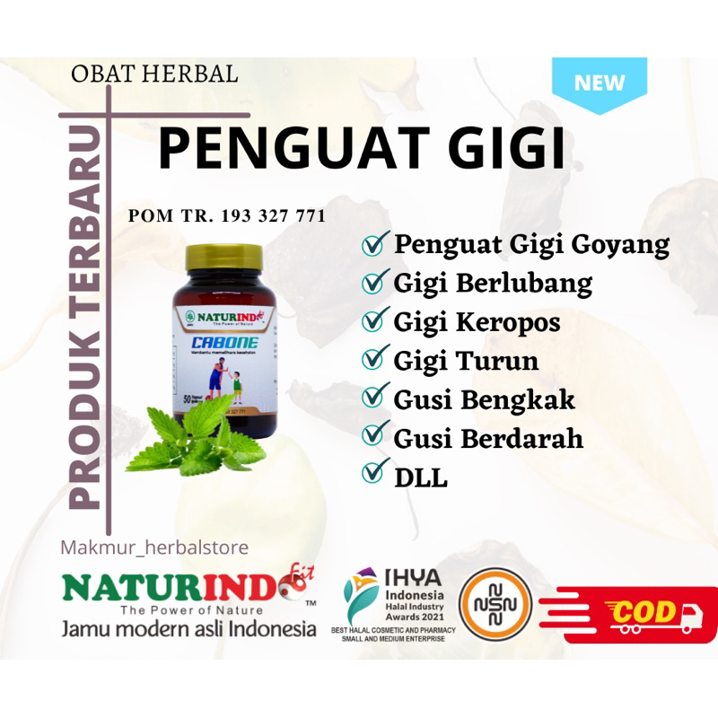 Jual Obat Herbal Untuk Penguat Gigi Nutrisi Gigi Koyak Gigi Goyang Gigi ...