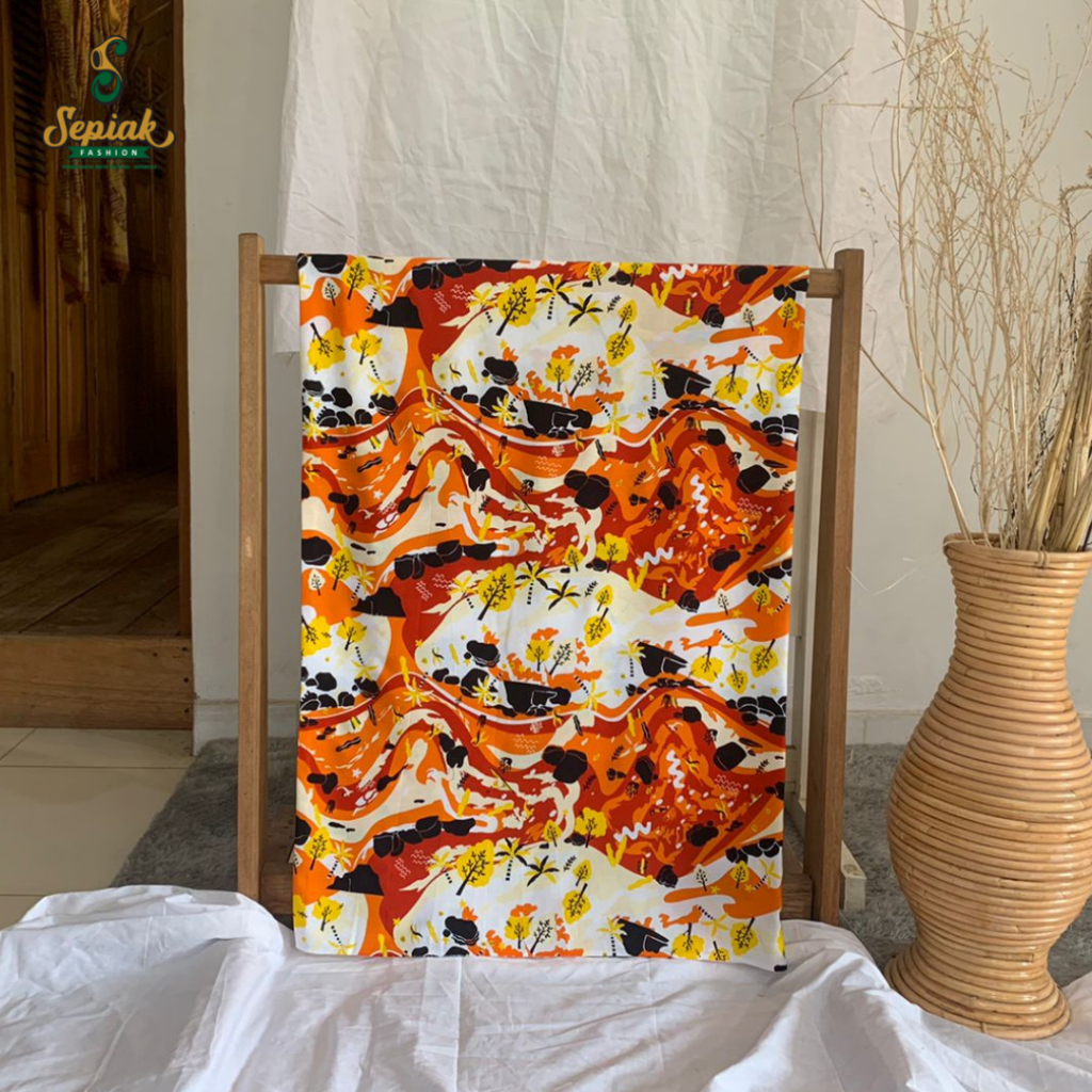 Jual SEPIAK BELITONG KAIN BATIK KAIN PANTAI KAIN PREMIUM KAIN MURAH ...
