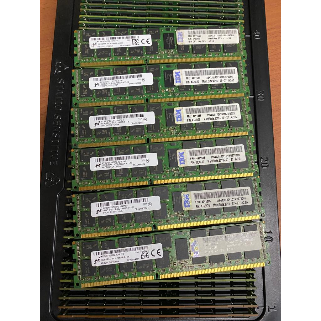 Jual Ram Memory Server Ecc Register DDR3 16GB 2RX4 PC3L 10600R like new | Shopee Indonesia