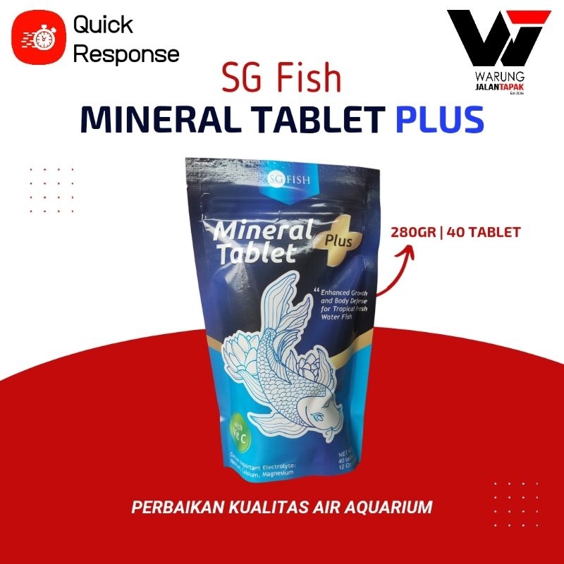 Jual Mineral Tablet Plus SG Fish Garam ikan tablet | Shopee Indonesia