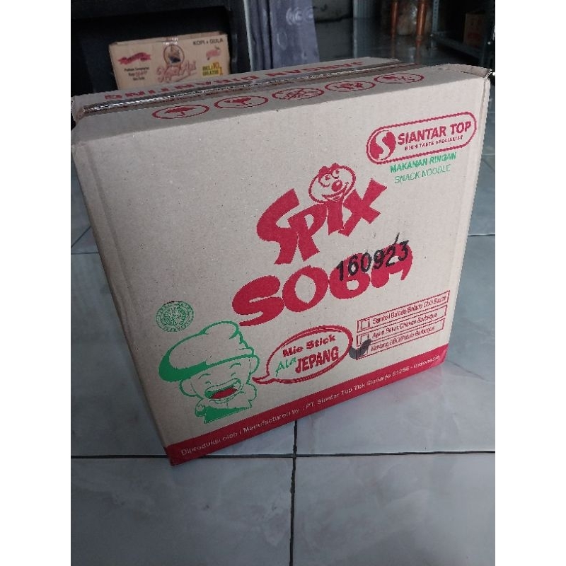 Jual Spix/ Soba mie goreng 1 dus isi 80 pcs/ 8 renteng MURAH | Shopee ...